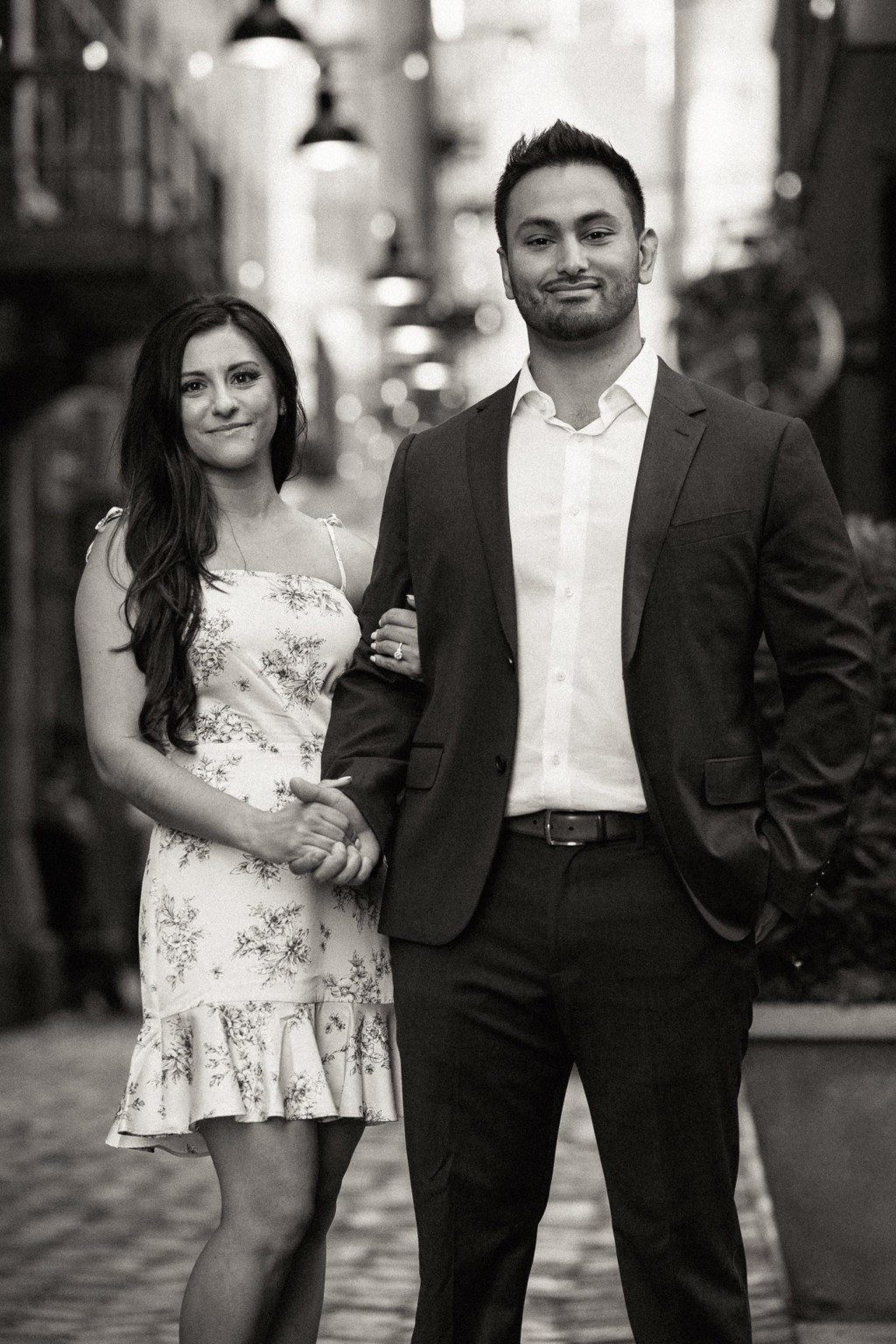 Parker's Alley Detroit engagement session - Rosy & Shaun Wedding ...